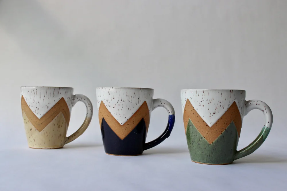 Chevron Collection — Annika Hoefs Ceramics