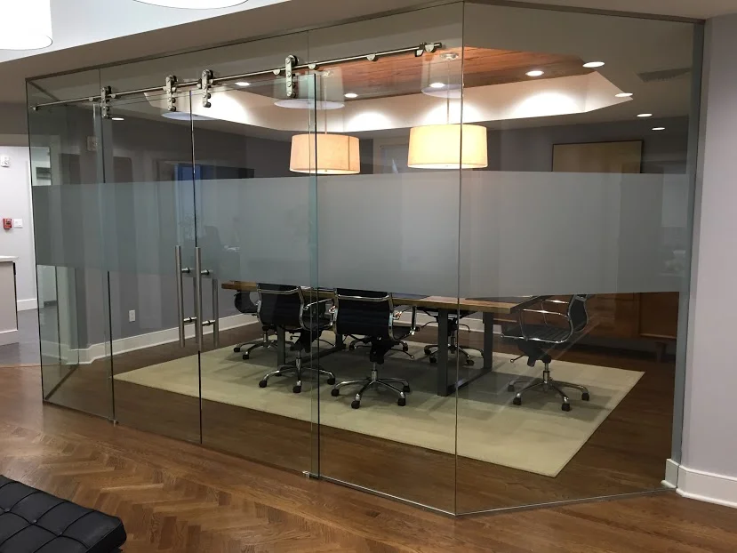 Glass Conference Room Door