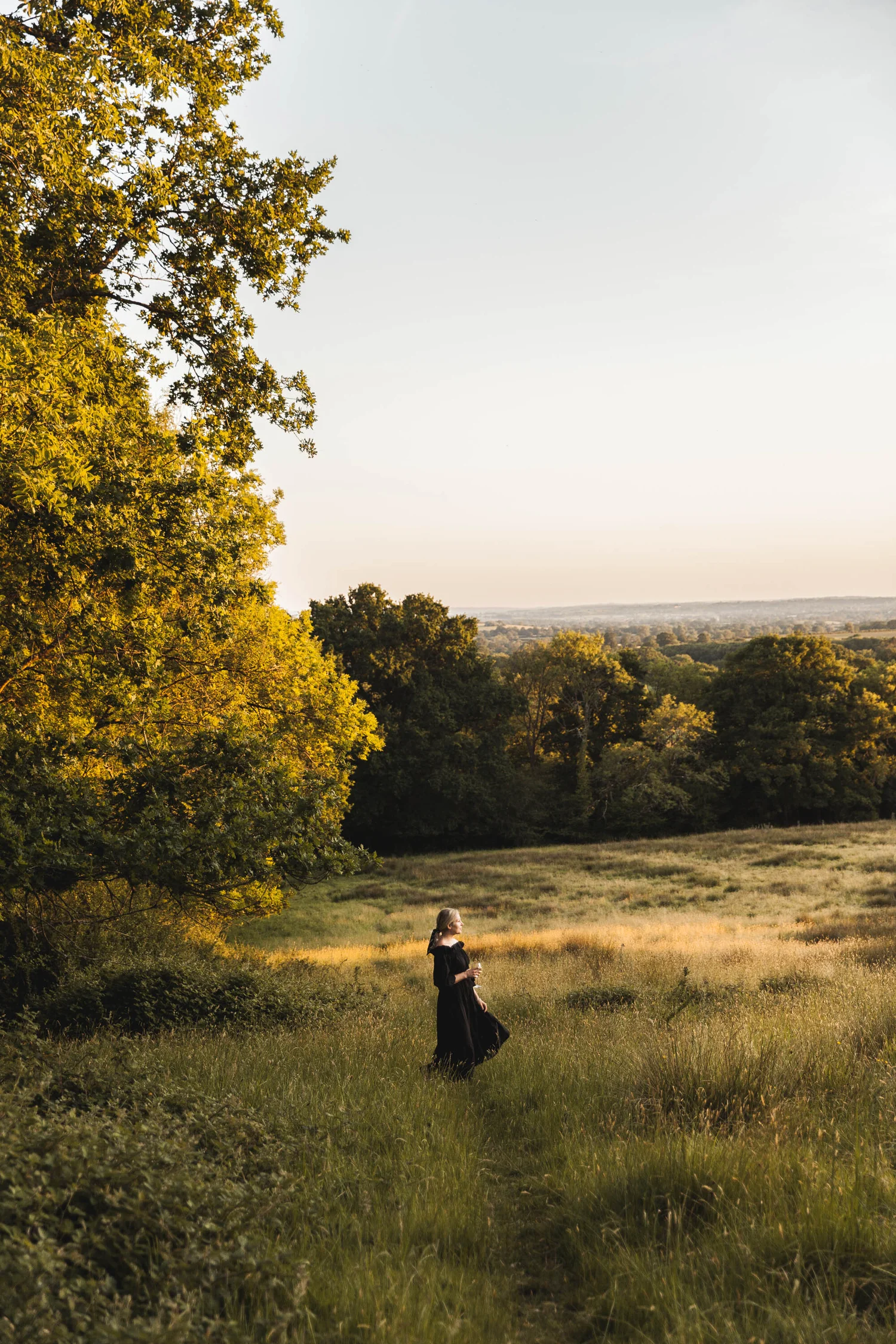 A glass of Rosè and a view — Marte Marie