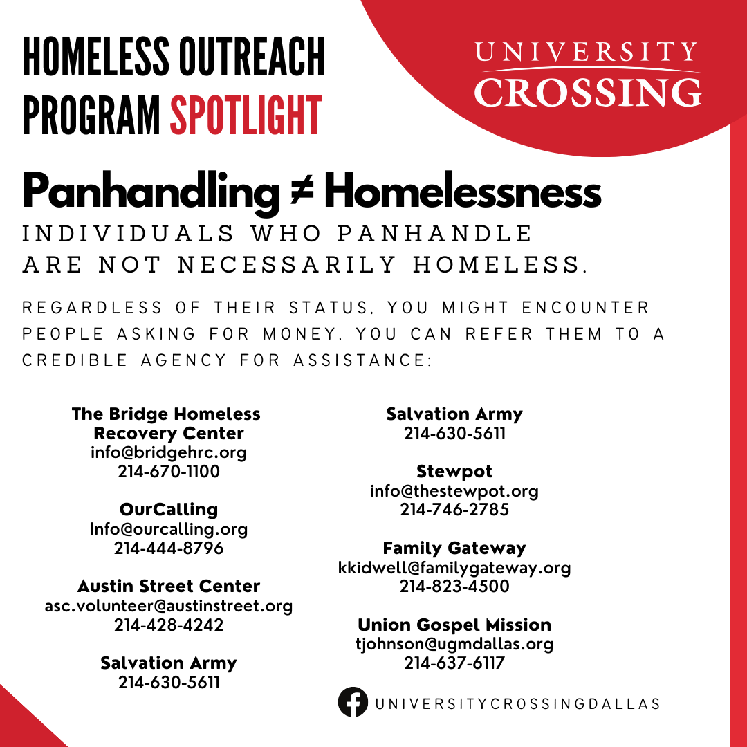 Homeless Outreach — University Crossing