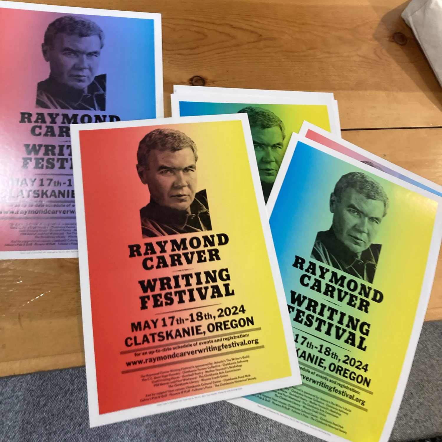 Raymond Carver Writing Festival Poster — Fiddleink