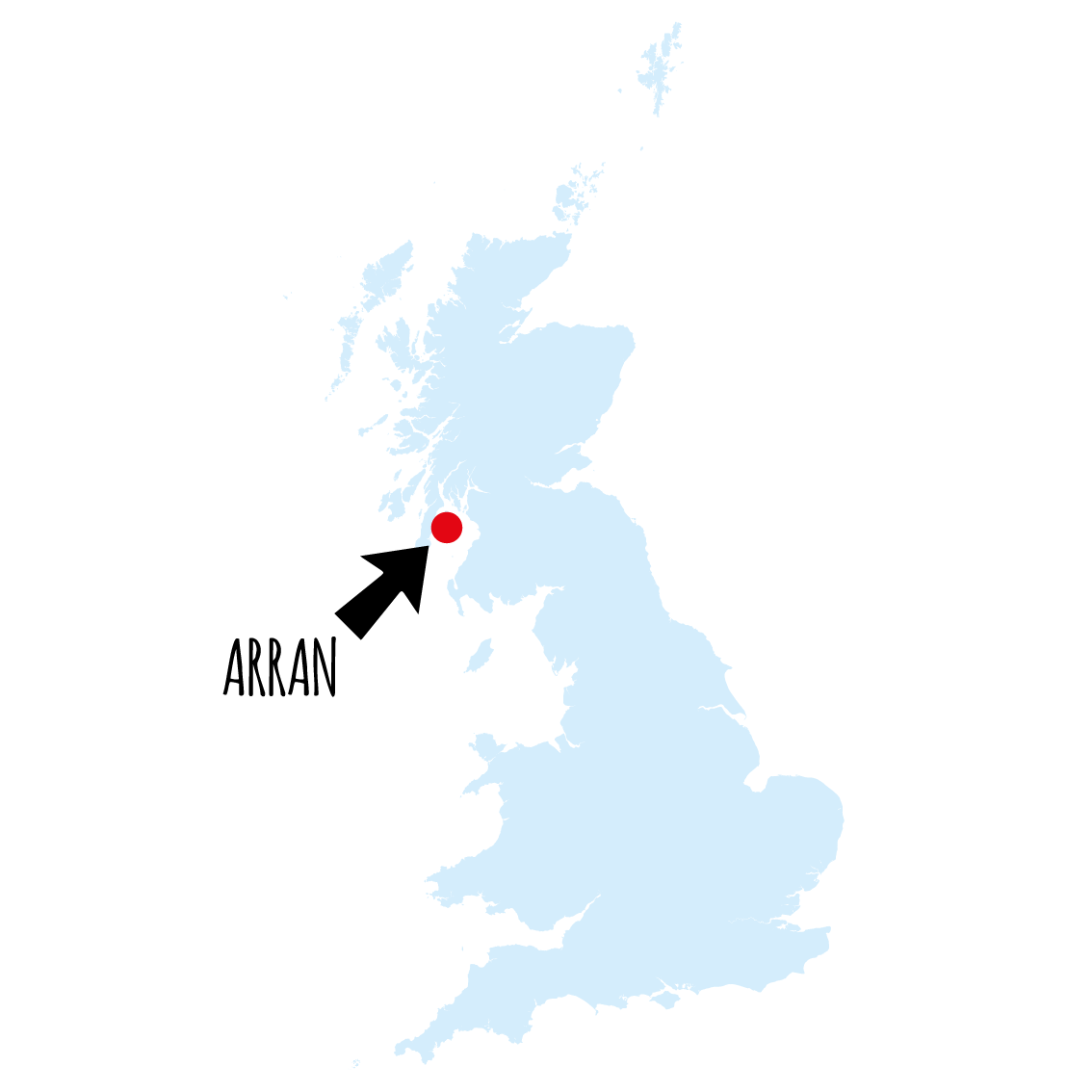 Arran | Britain's Top 50 Adventure Locations — ST&G's Marvellous Maps
