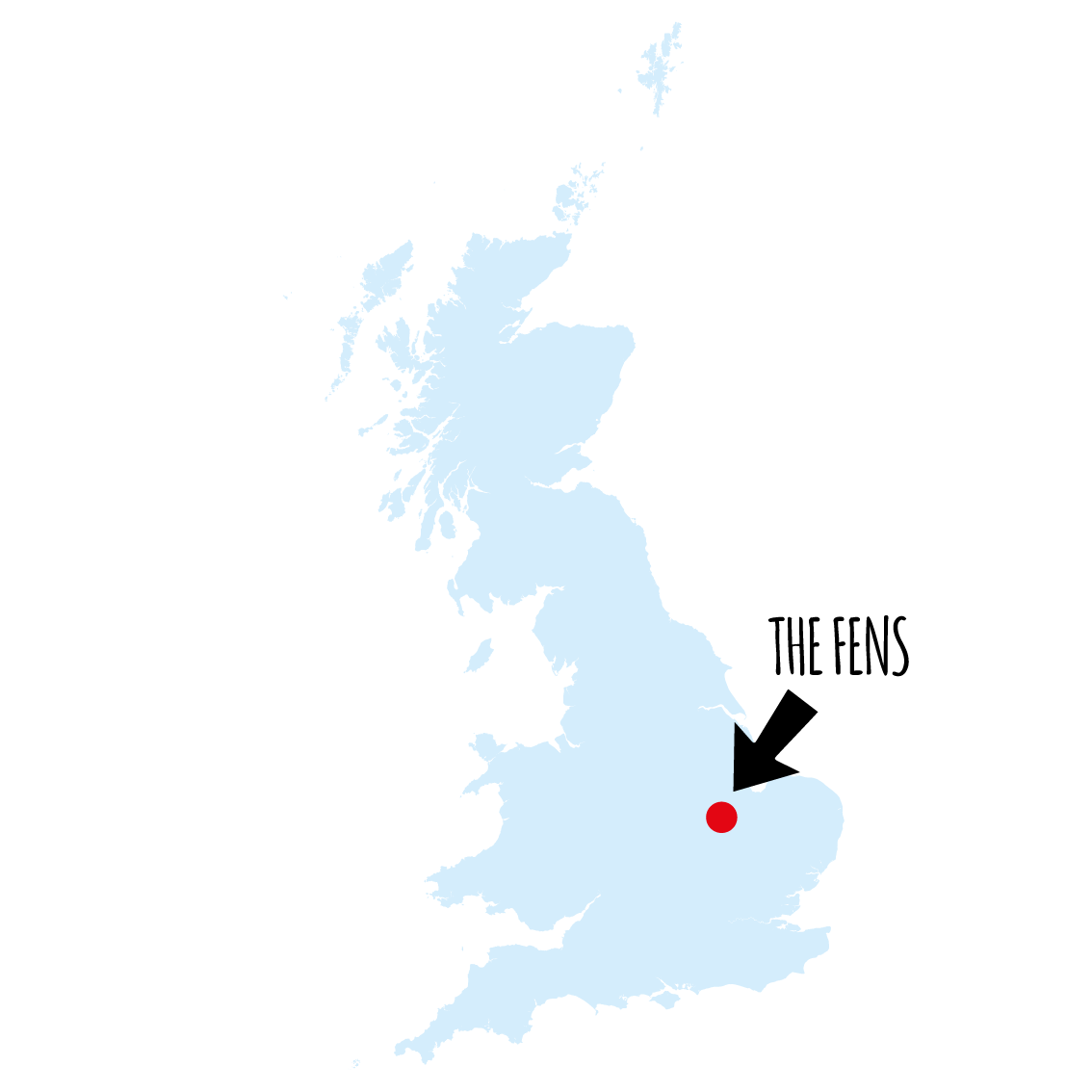 The Fens | Britain's Top 50 Adventure Locations — ST&G's Marvellous Maps