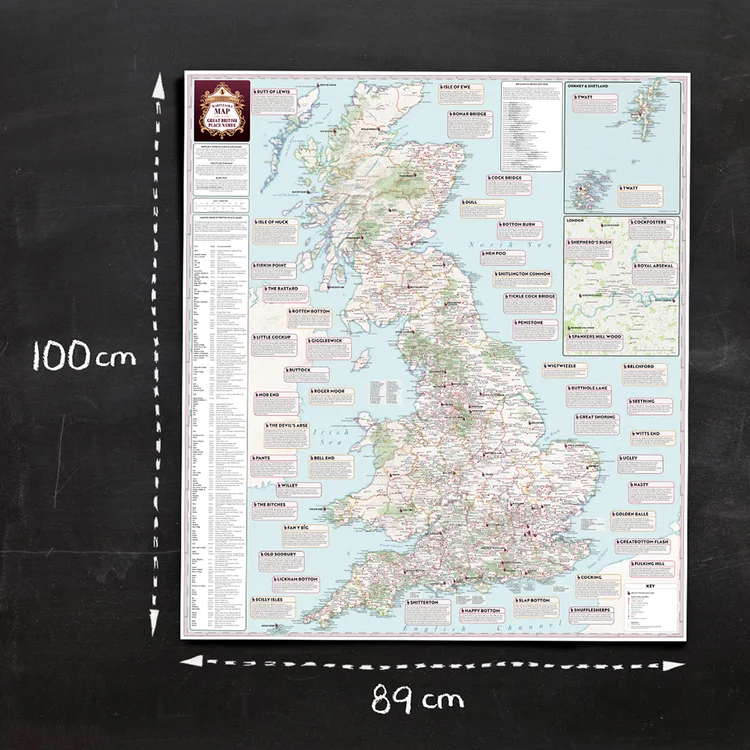 Great British Place Names Landing Page — Marvellous Maps