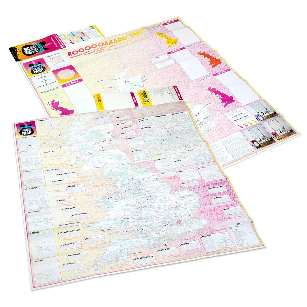 STG's Fastidiously Orchestrated Great British Music Map — Marvellous Maps