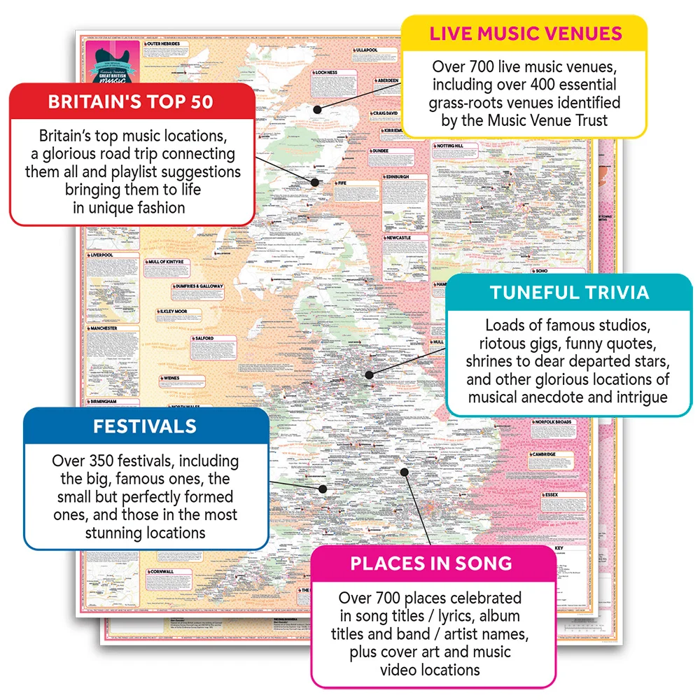 STG's Fastidiously Orchestrated Great British Music Map - Flat ...