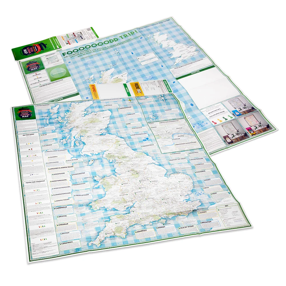 STG's Delightfully Stuffed Great British Food and Drink Map ...