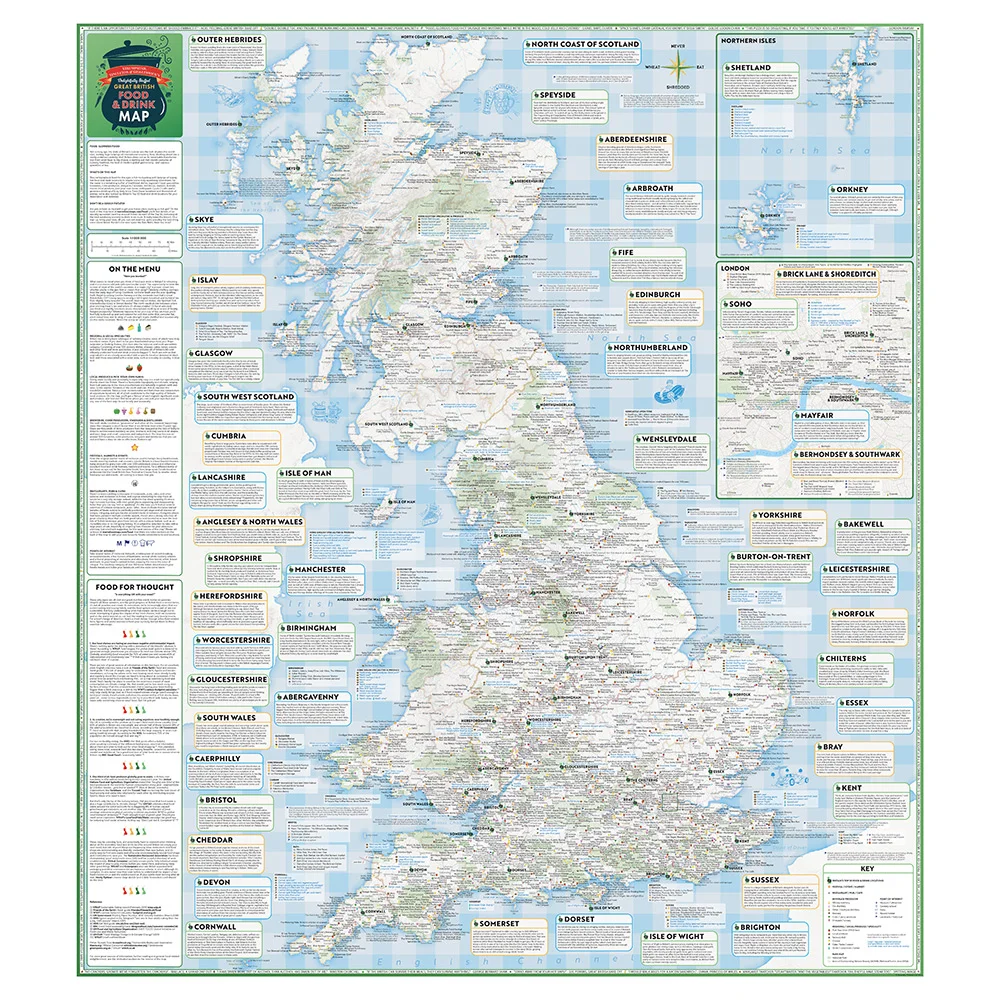 STG's Joyously Busy Great British Adventure Map (2nd edition ...