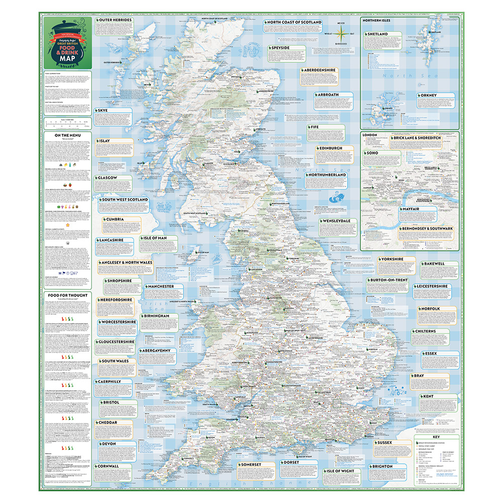Unique Great British Folded, Flat & Framed Maps — Marvellous Maps
