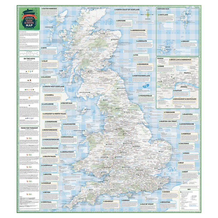 STG's Delightfully Stuffed Great British Food and Drink Map ...