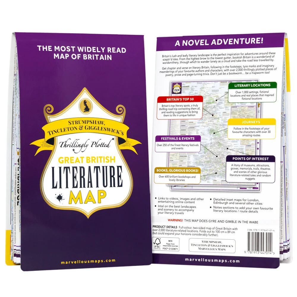 Explore Britain's Literary Locations — Marvellous Maps