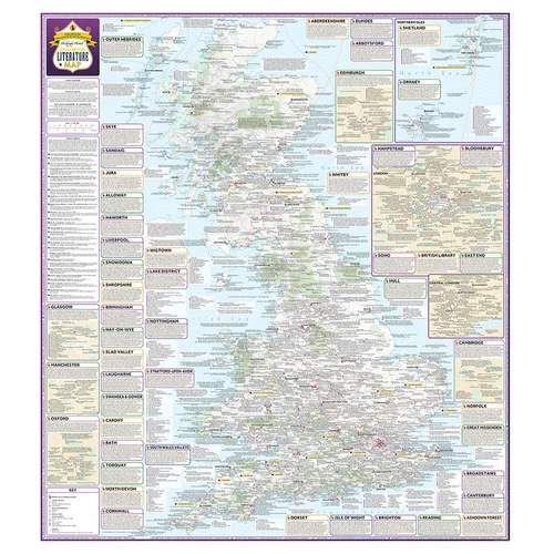 Explore Britain's Literary Locations — Marvellous Maps