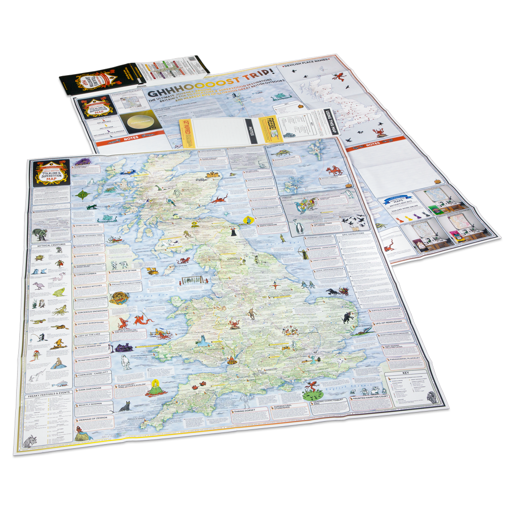 STG’s Craftily Conjured Great British Folklore and Superstition Map ...