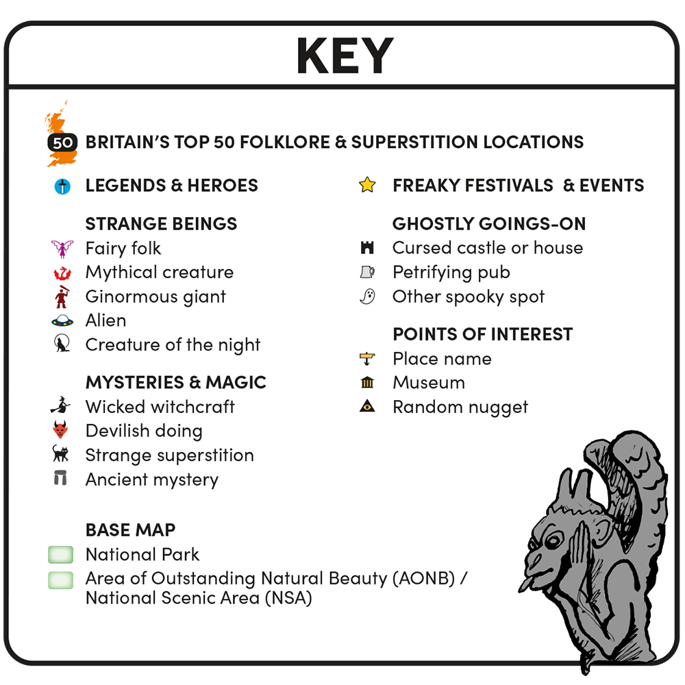 STG’s Craftily Conjured Great British Folklore and Superstition Map ...