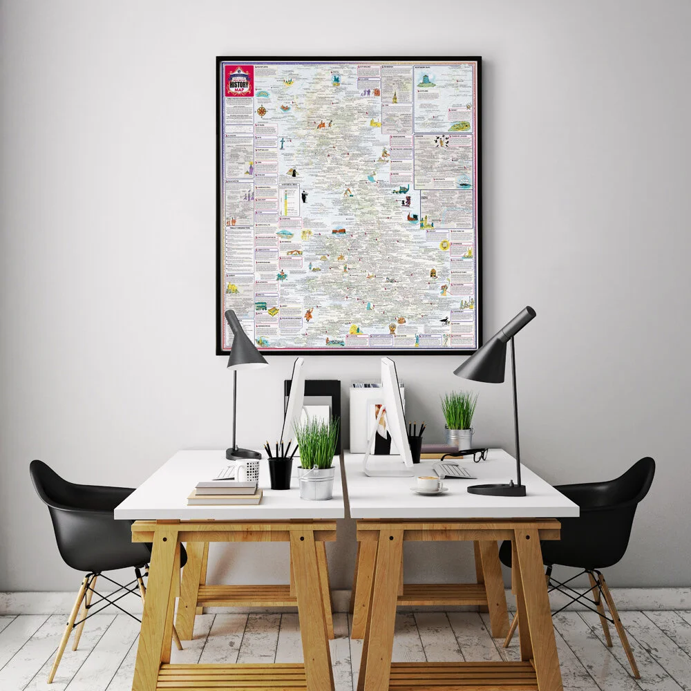 Unique Great British Folded, Flat & Framed Maps — Marvellous Maps