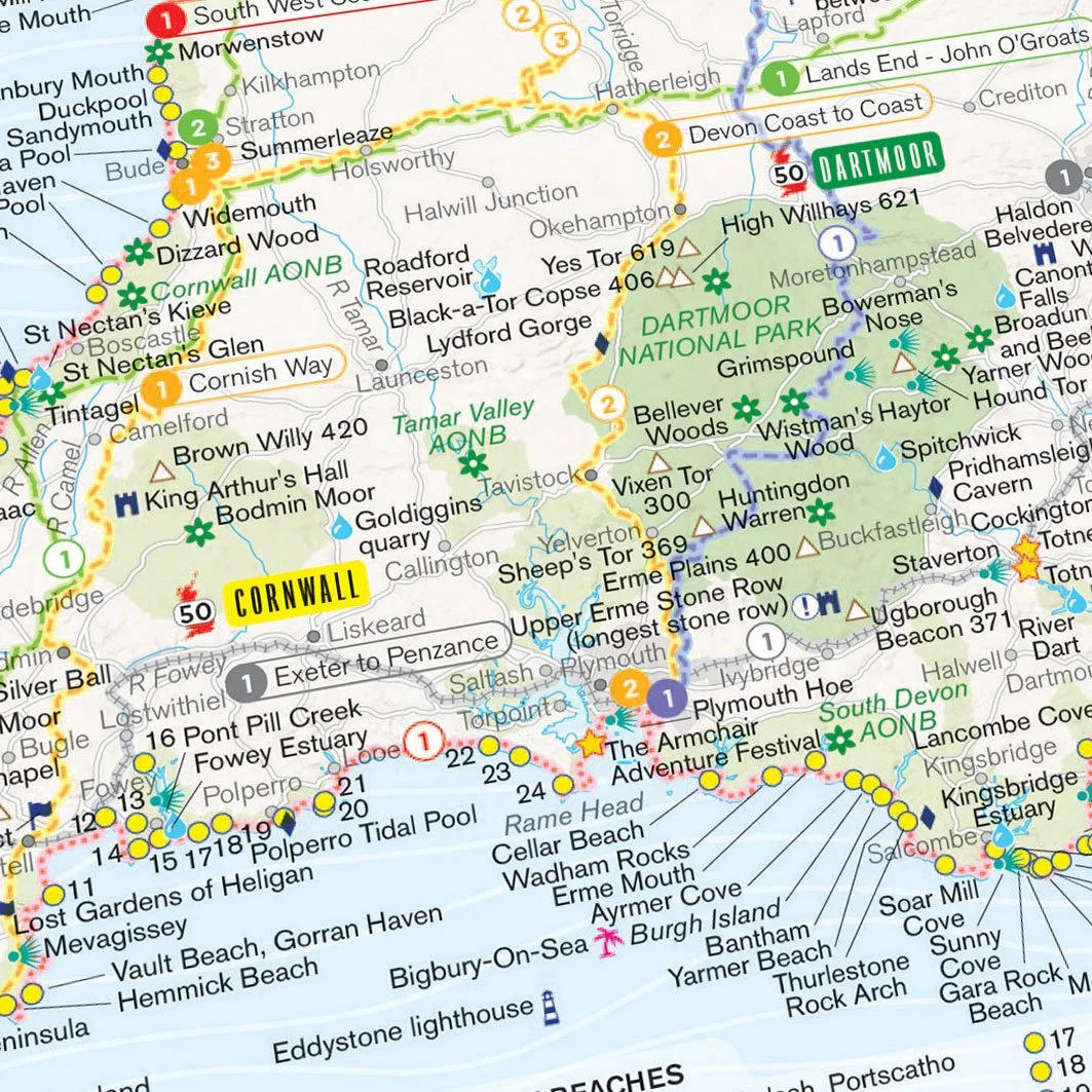 STG's Joyously Busy Great British Adventure Map (2nd edition) - Flat ...