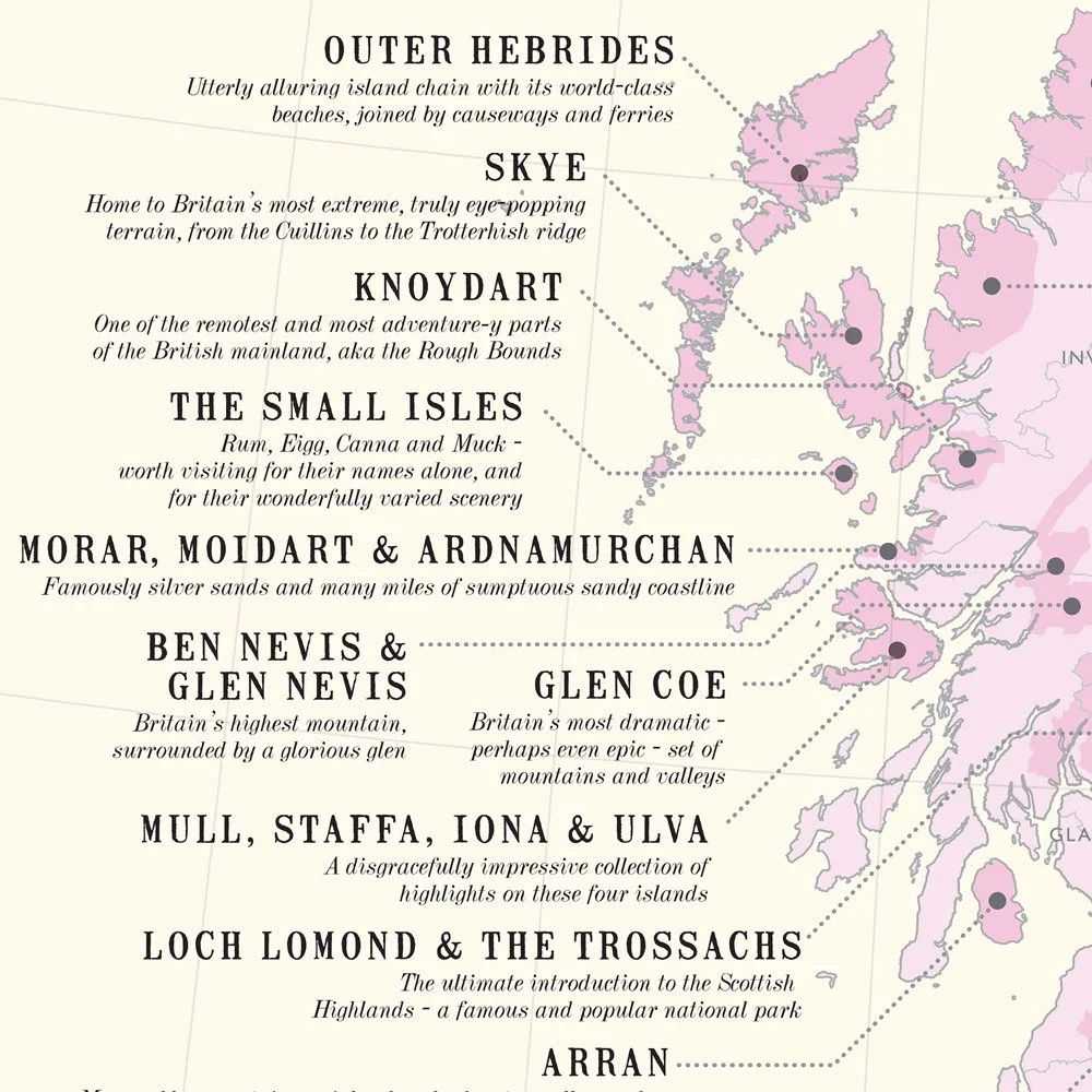 Great British Grand Tours Map Series - Adventure Edition — Marvellous Maps