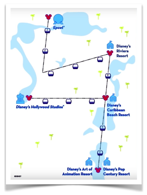 2026 Disney Skyliner Map: Route Times, Stations & Pro Tips ...