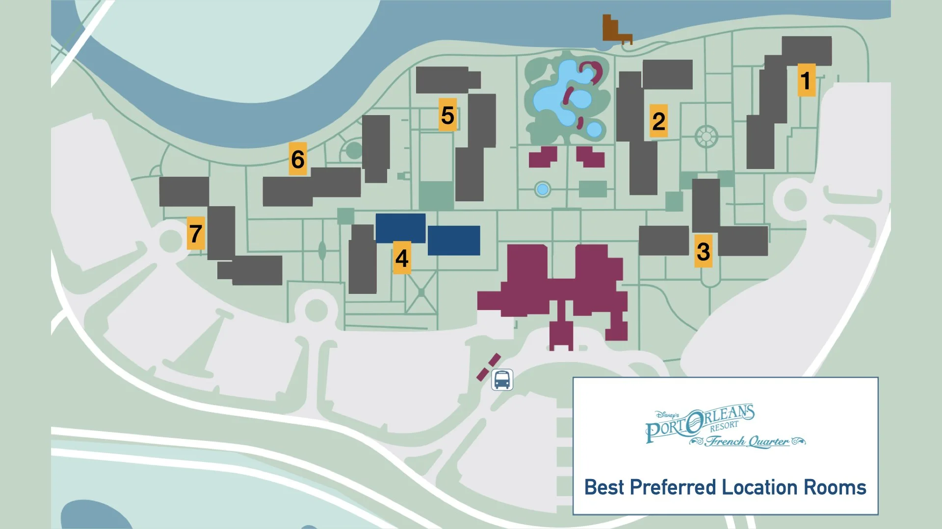 Best Rooms at Port Orleans French Quarter: Standard and Preferred Room ...