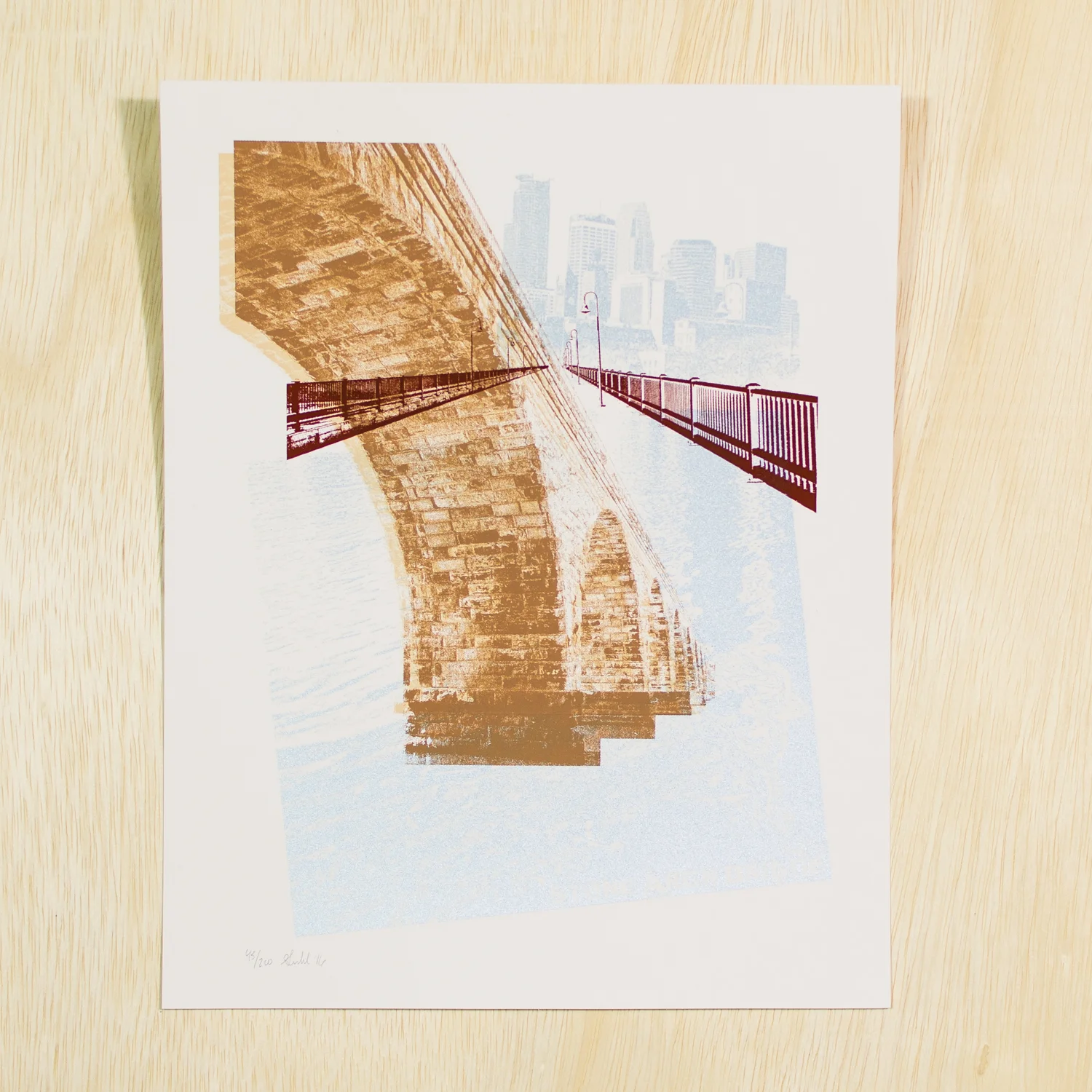 Stone Arch Bridge Drawing