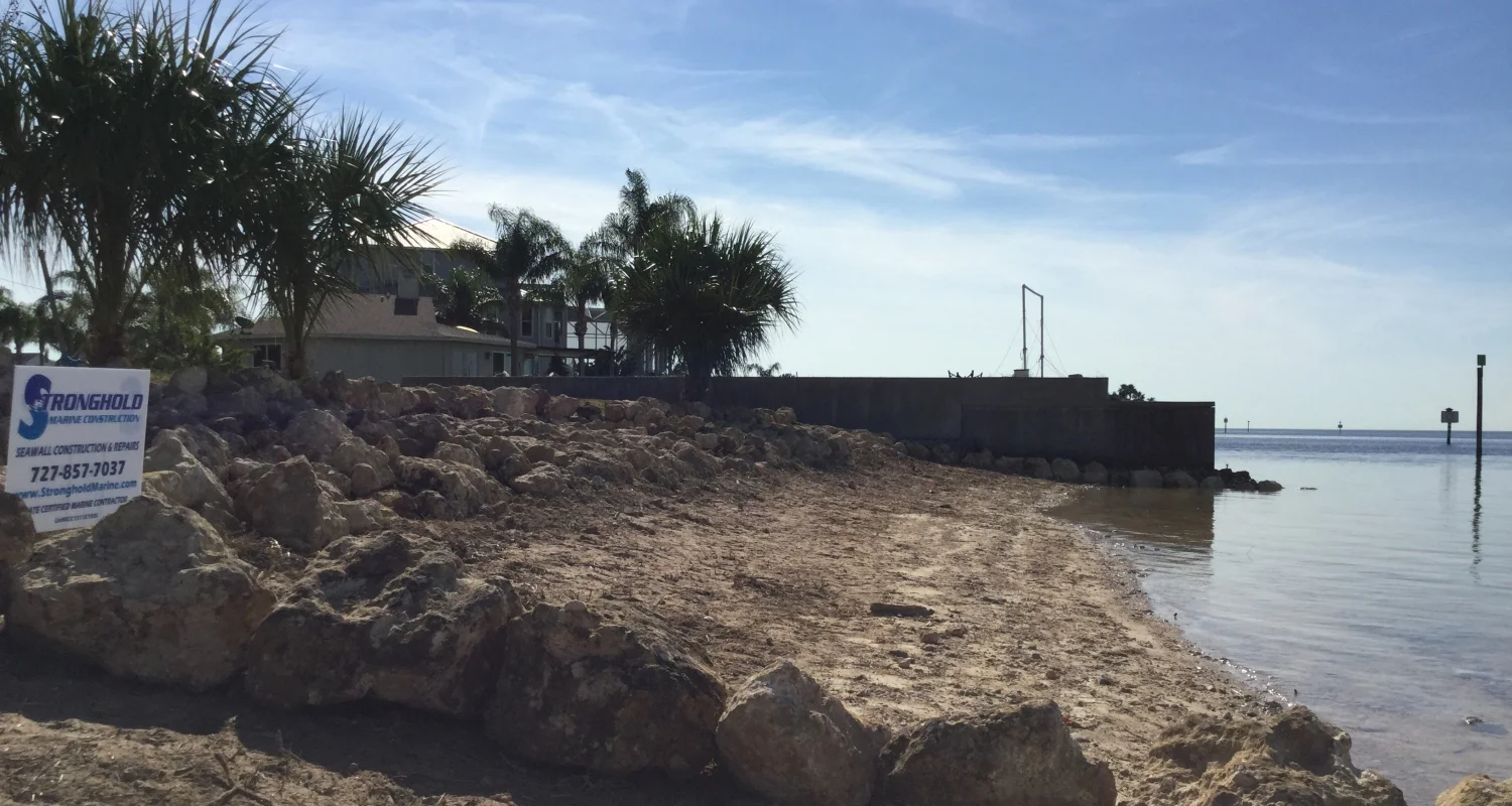 Rip Rap, Boulder and Rock Shoreline Seawalls — Stronghold Marine ...
