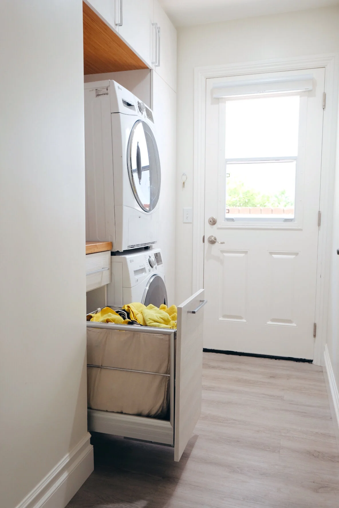 OUR SMALL SPACE LAUNDRY ROOM // — Me and Mr. Jones