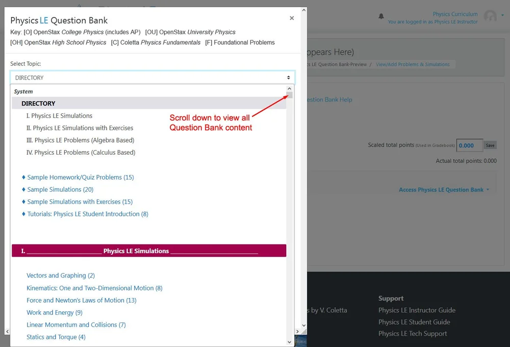 Tutorial Access Question Bank