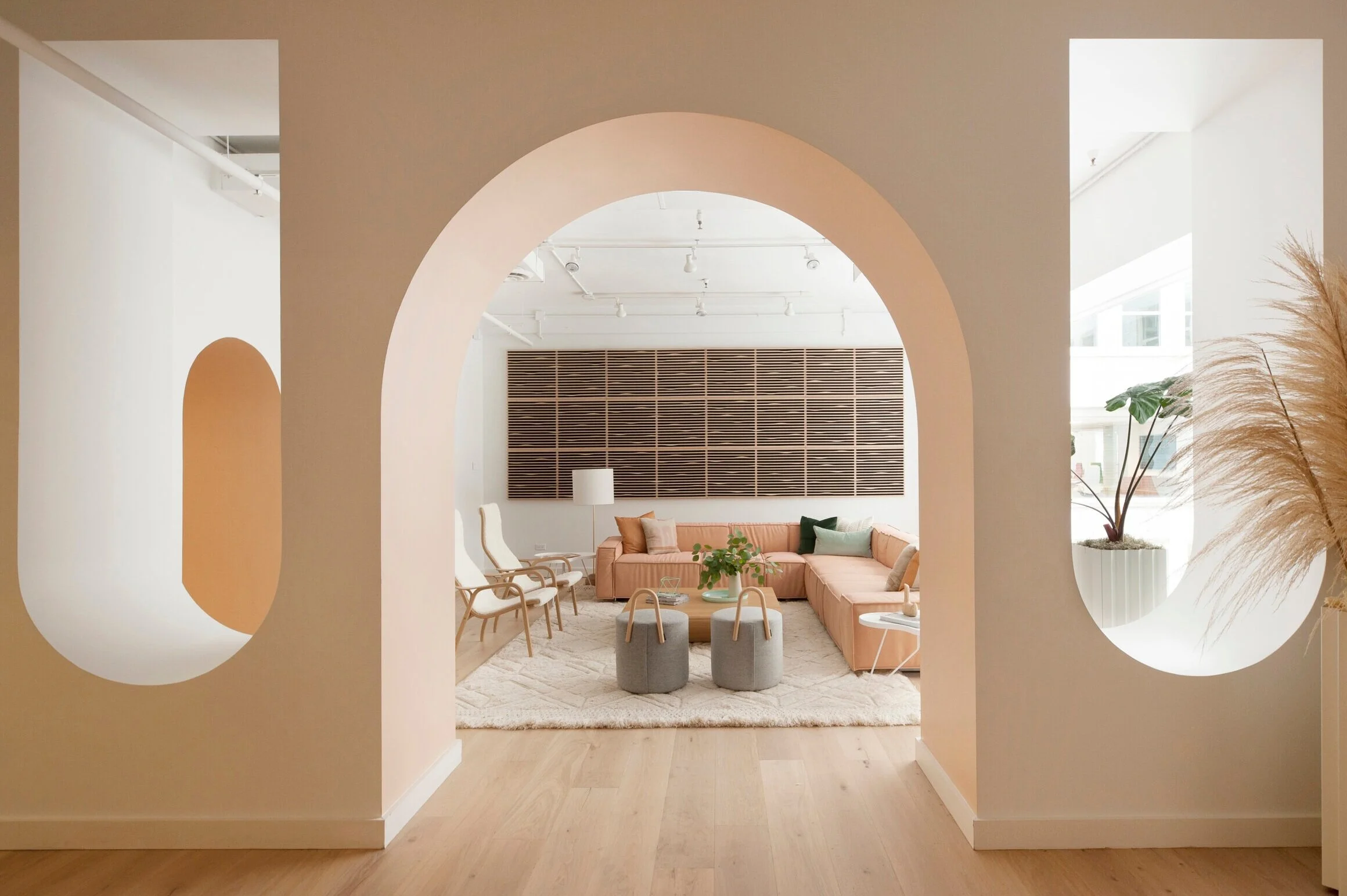 Casework Interior Design I Hightower Showroom, Neocon 2019