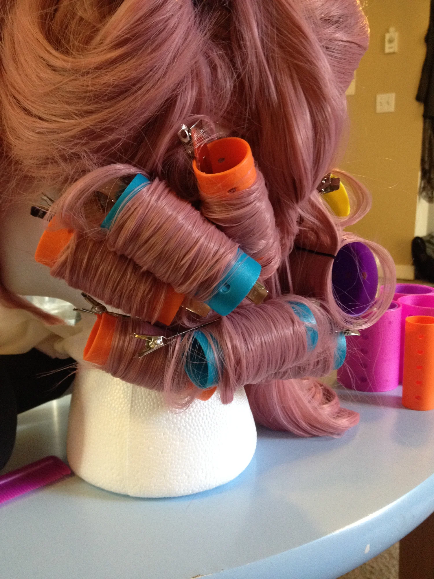 Costume Prep: How to Curl a Synthetic Wig — Tess AdairCostume Prep: How ...