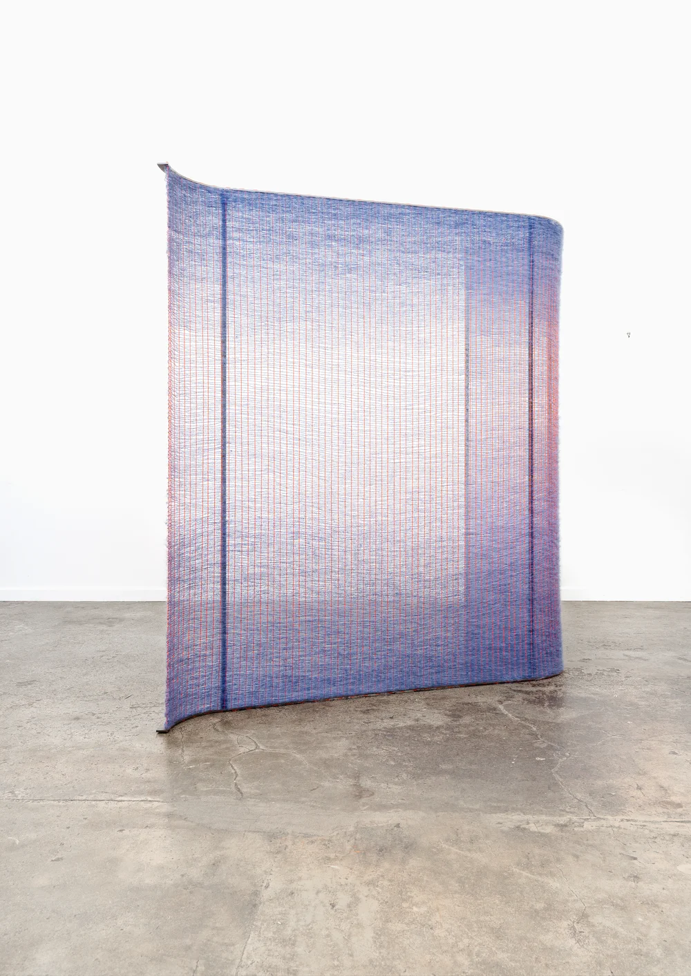 Neon Orange and Periwinkle Wall — MIMI JUNG