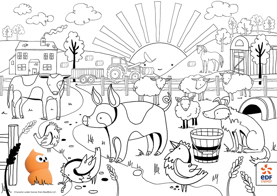 Green Energy Coloring Pages