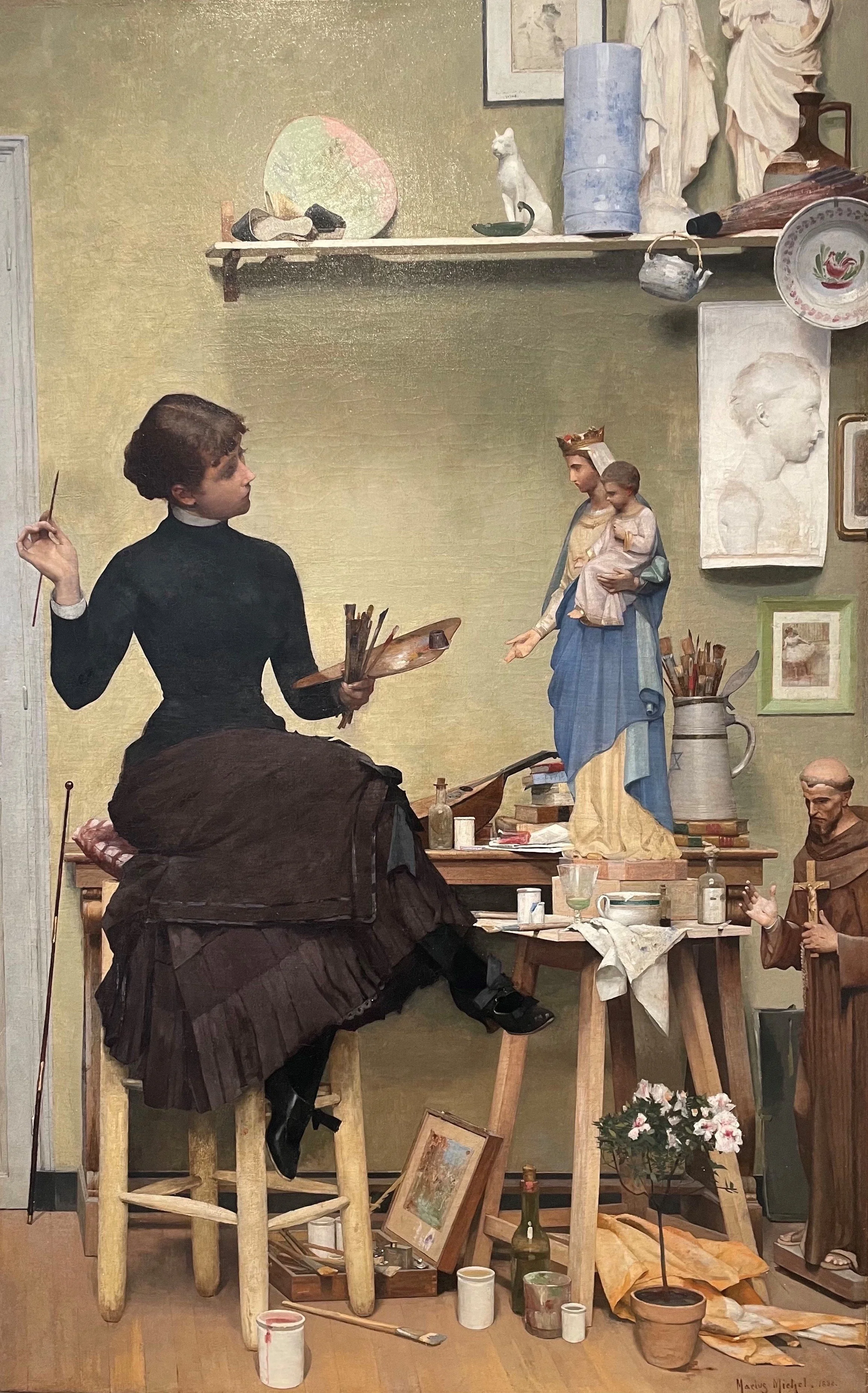 Michel, Marius, The Jewish Paintress — LAWRENCE STEIGRAD FINE ARTS