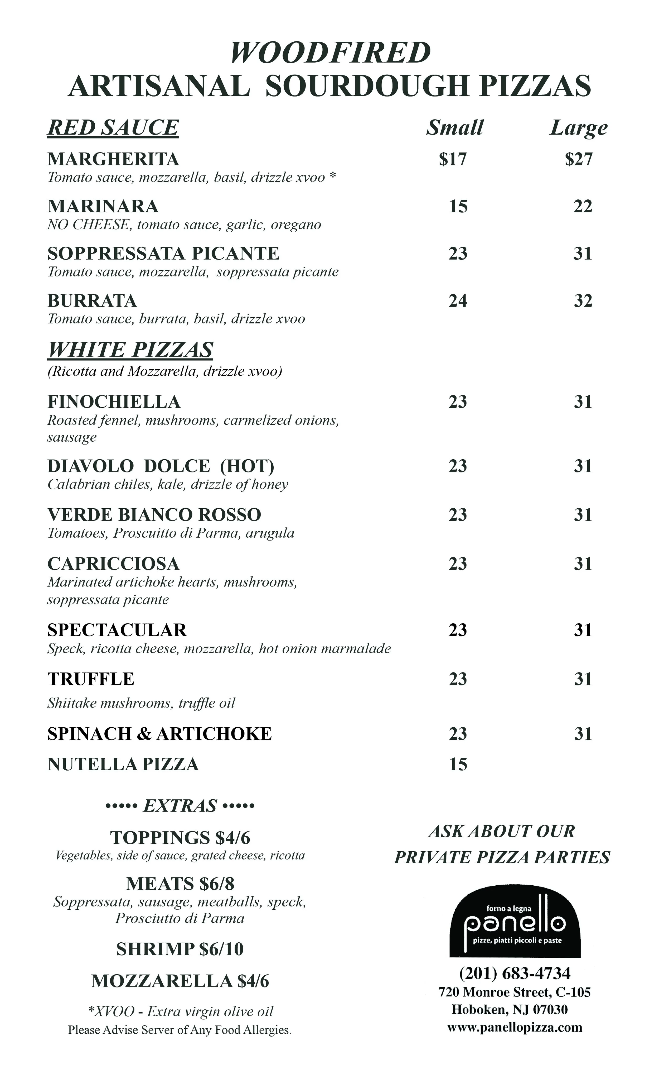 pizza — Panello Hoboken