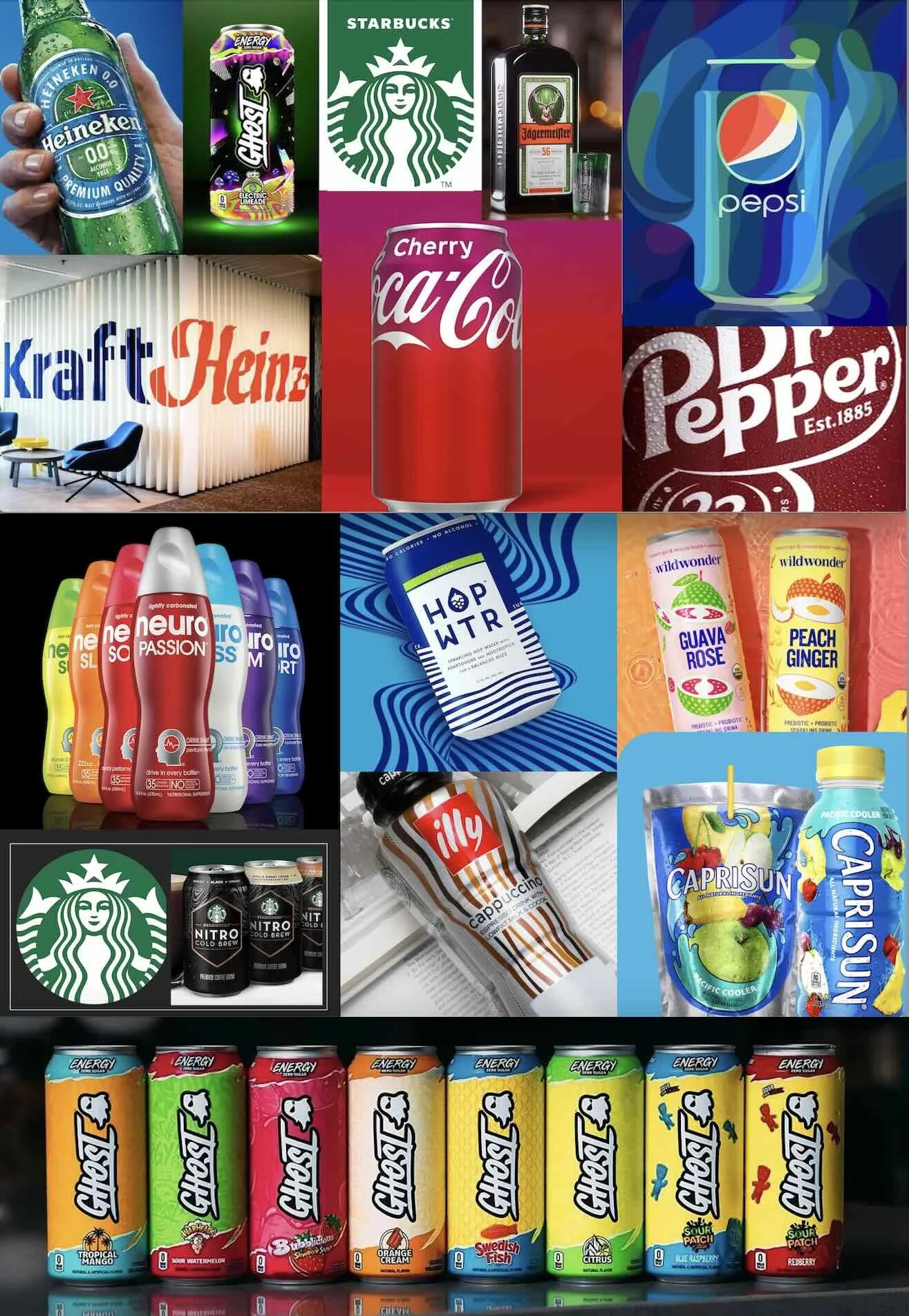 Beverage Label Design - Power Brands