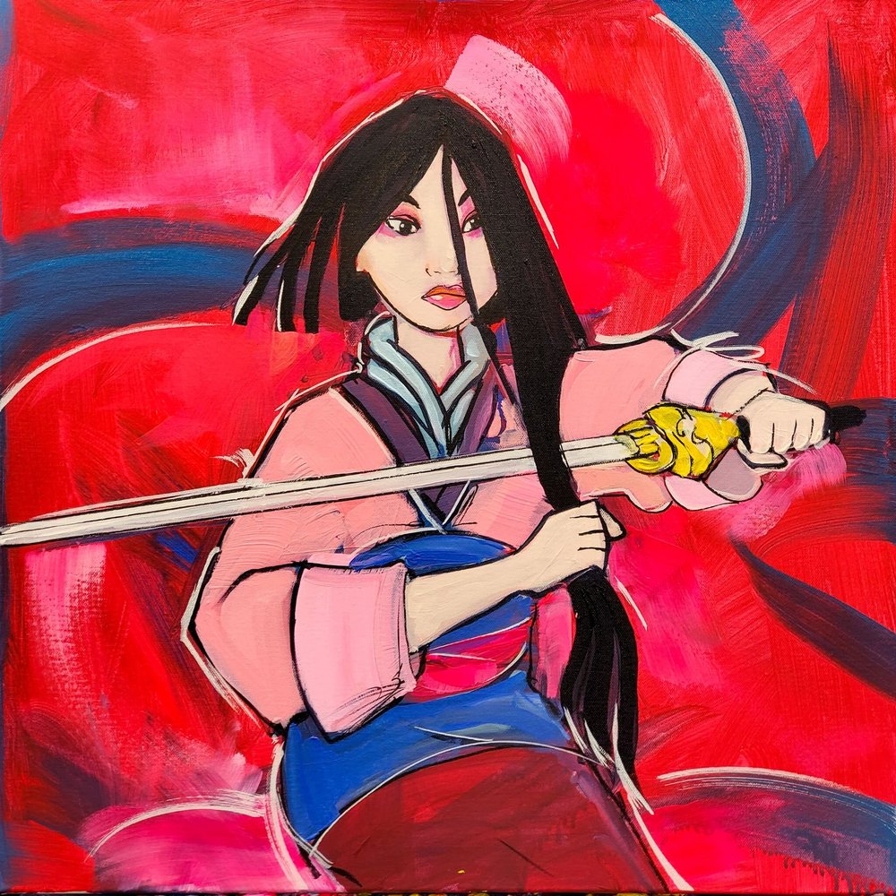 Mulan Cutting Her Hair