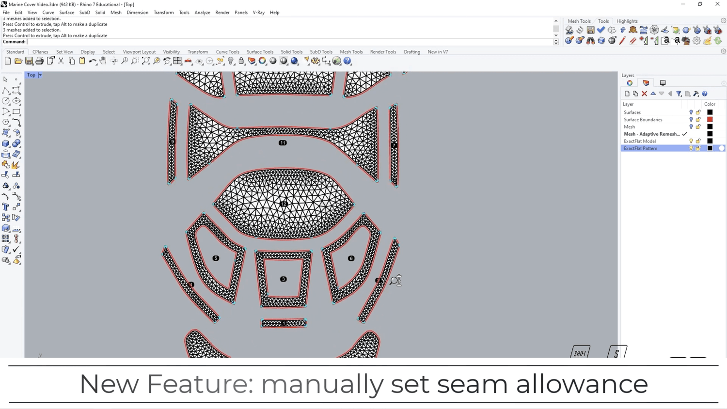 New ExactFlat Release: New Features. 3D to 2D Digital Pattern Making of a Marine Cover — 3D to ...