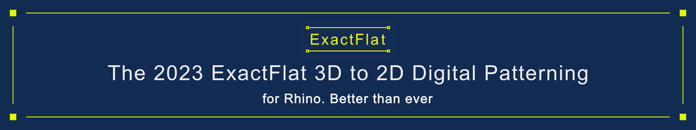 The ExactFlat New Release: 2 Sample videos — 3D to 2D Digital Pattern Making Software, tools ...