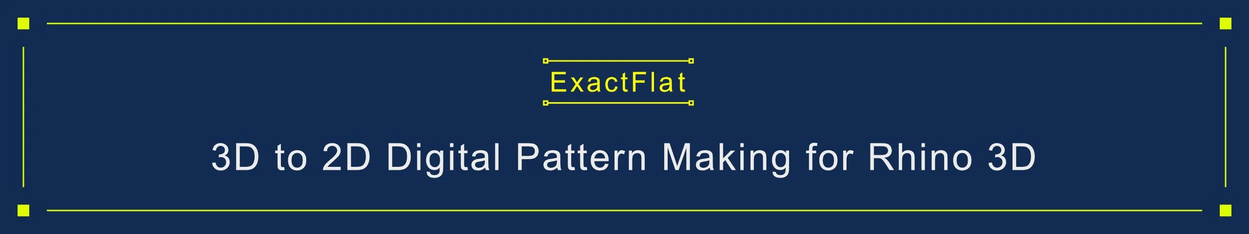 ExactFlat for Rhino 3D — 3D to 2D Digital Pattern Making Software, tools, and services including ...