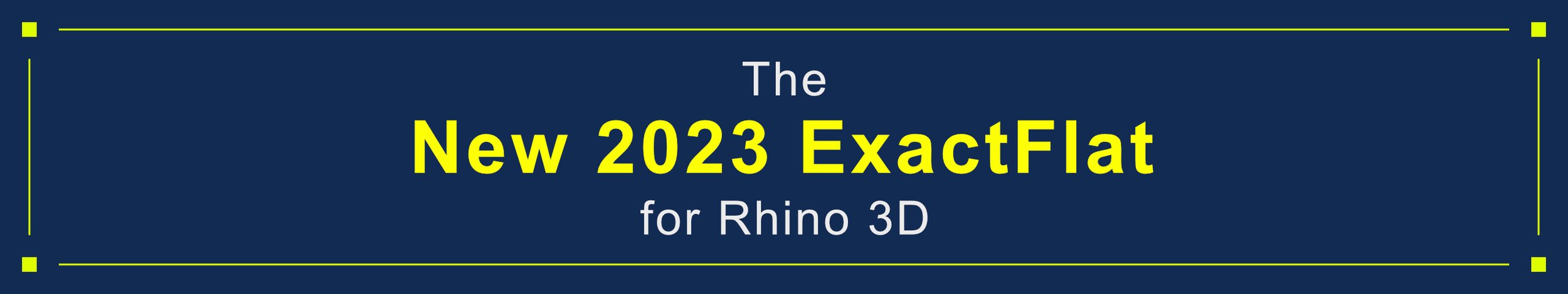 The new ExactFlat 7.0 for Rhino 3D — 3D to 2D Digital Pattern Making ...