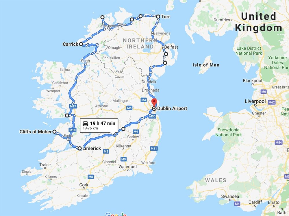 7 Days in Ireland | Road Trip | 5050 Travelog