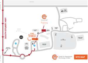 CfAT Training Site Map