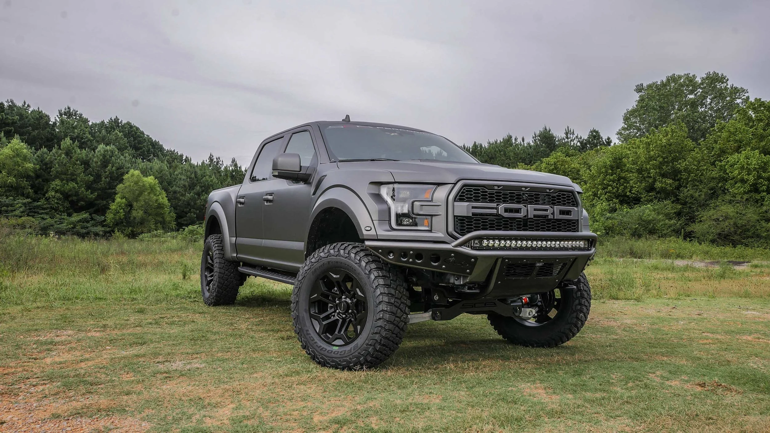 Ford Raptor White Lifted
