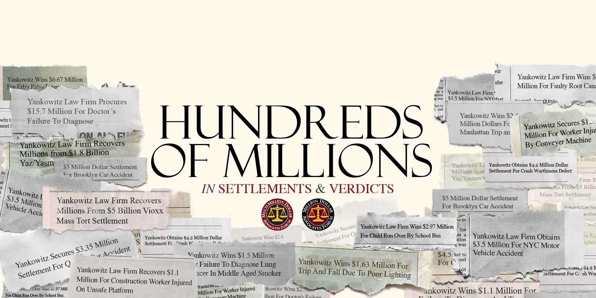 Settlements — Yankowitz Law Firm