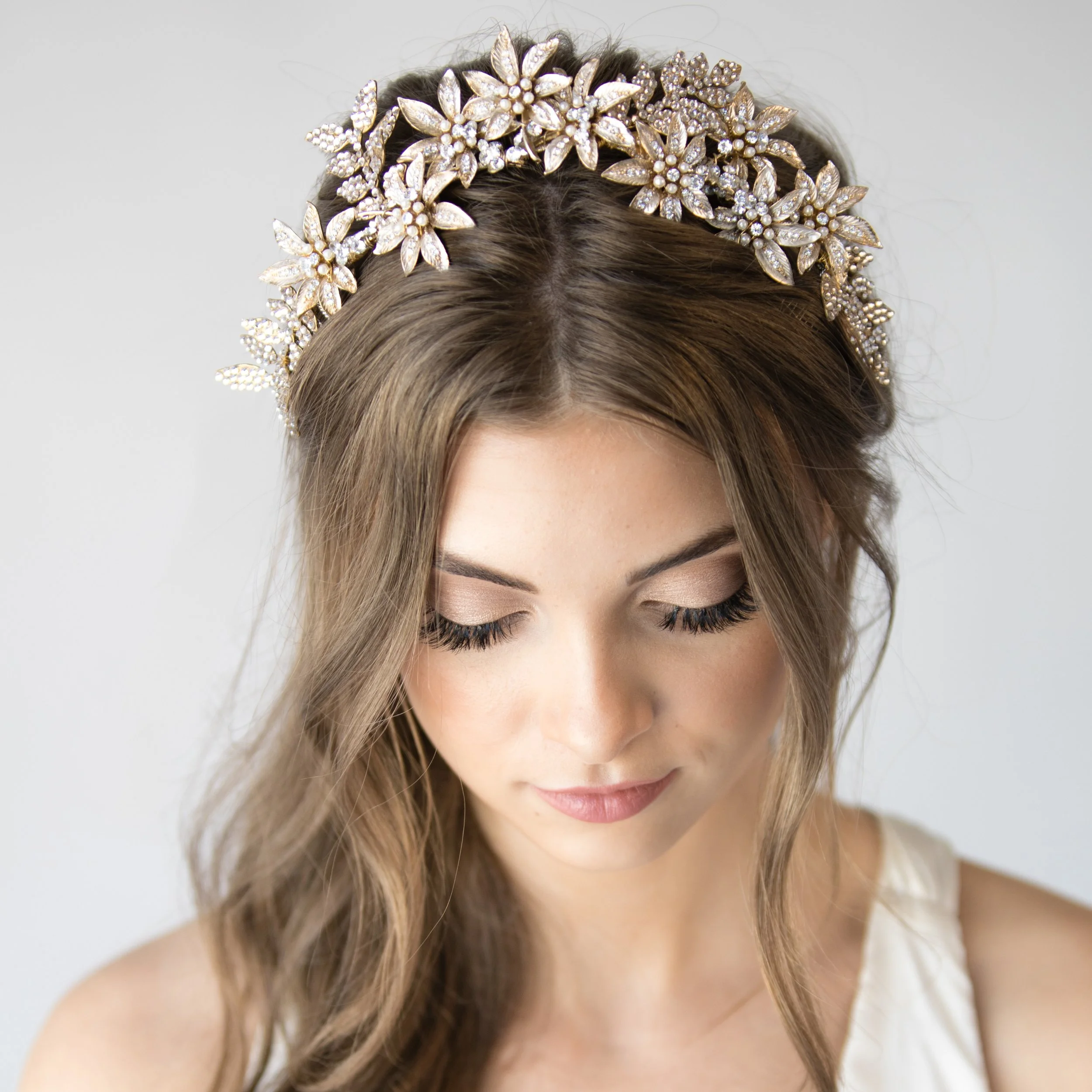 Crowns & Diadems & Tiaras — Justine M Couture Bridal Veils, Jewelry and ...