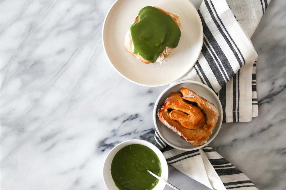Apricot Matcha Breakfast Rolls — Probably This