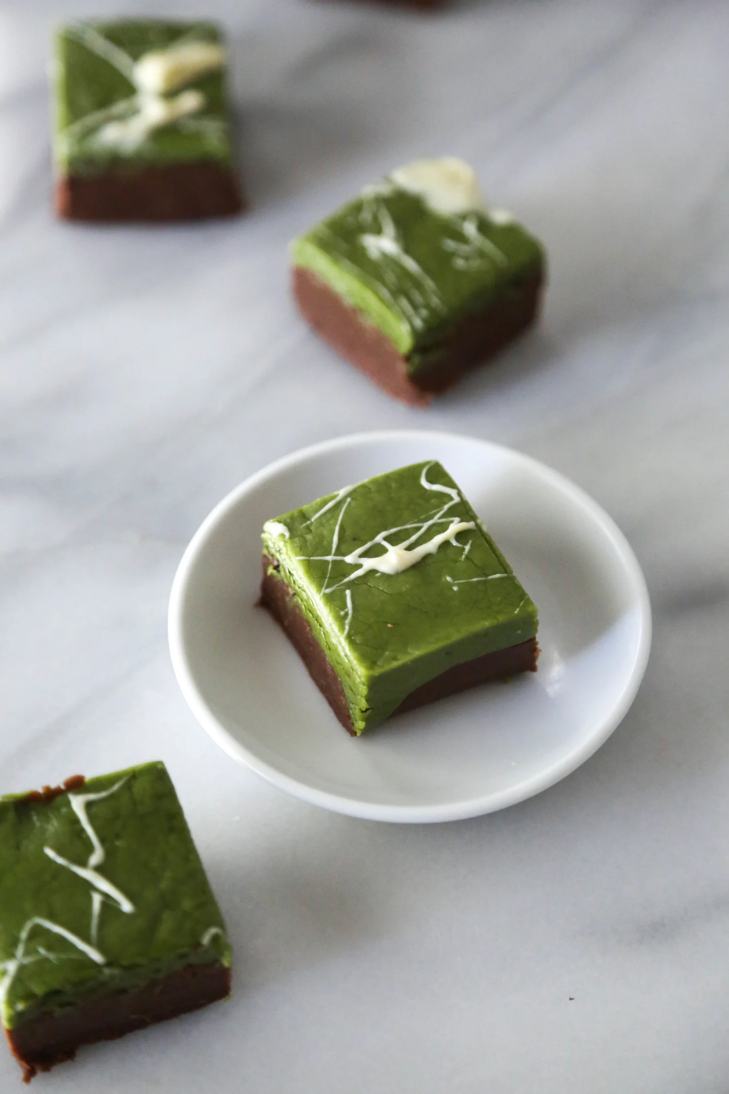 Matcha Peppermint Fudge — Probably This