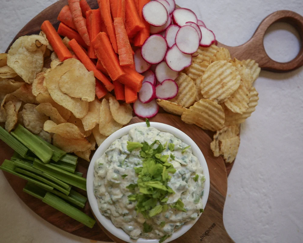 Garlic Lovers' Spring Onion Dip — Probably This
