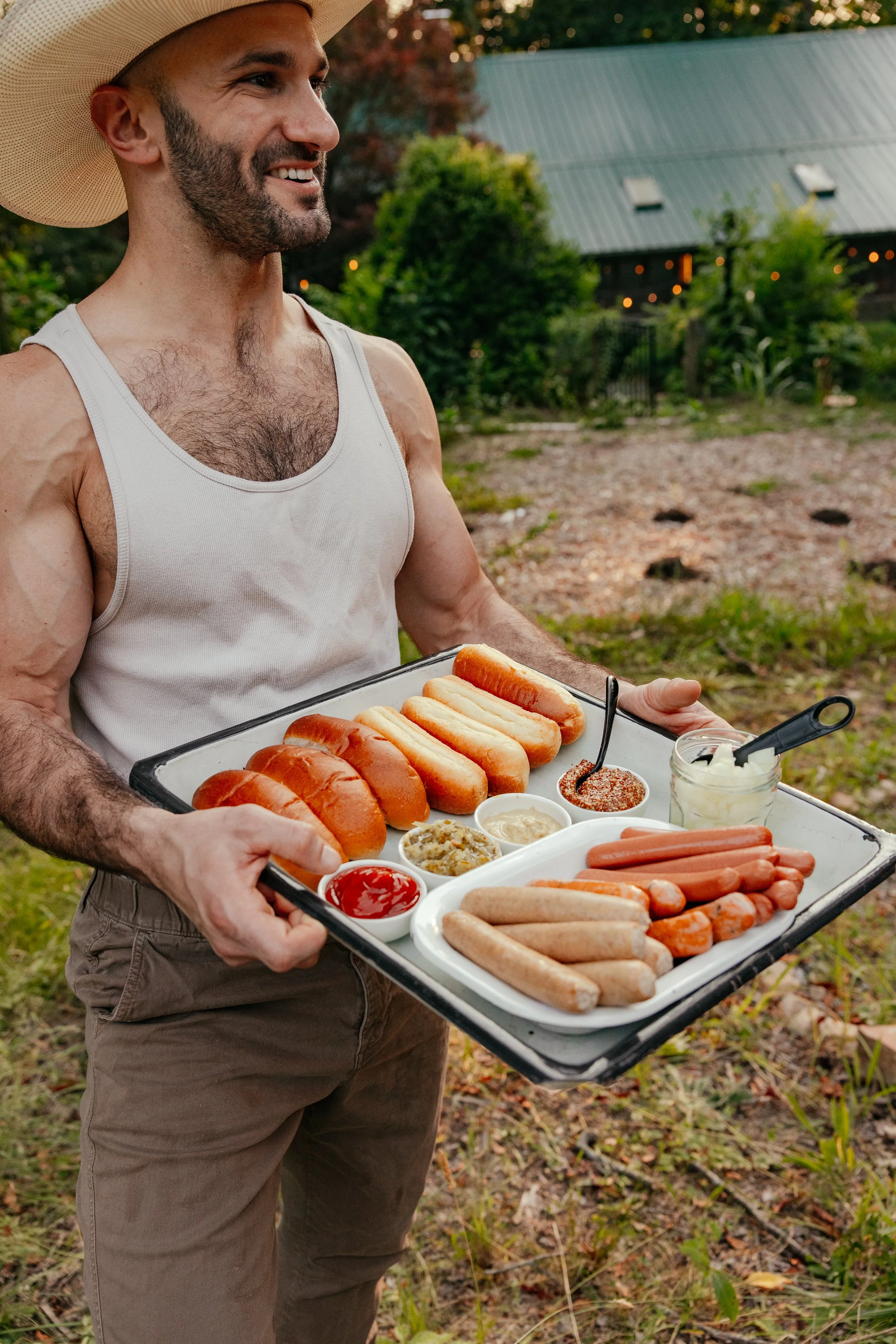 A Summer Bonfire with Weenies and S'mores — Probably This