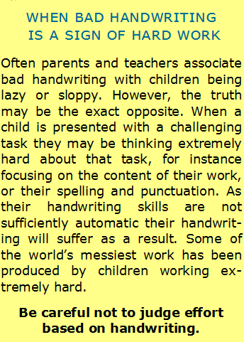 When Bad Handwriting is a Sign of Hard Work — Dyslexic Logic