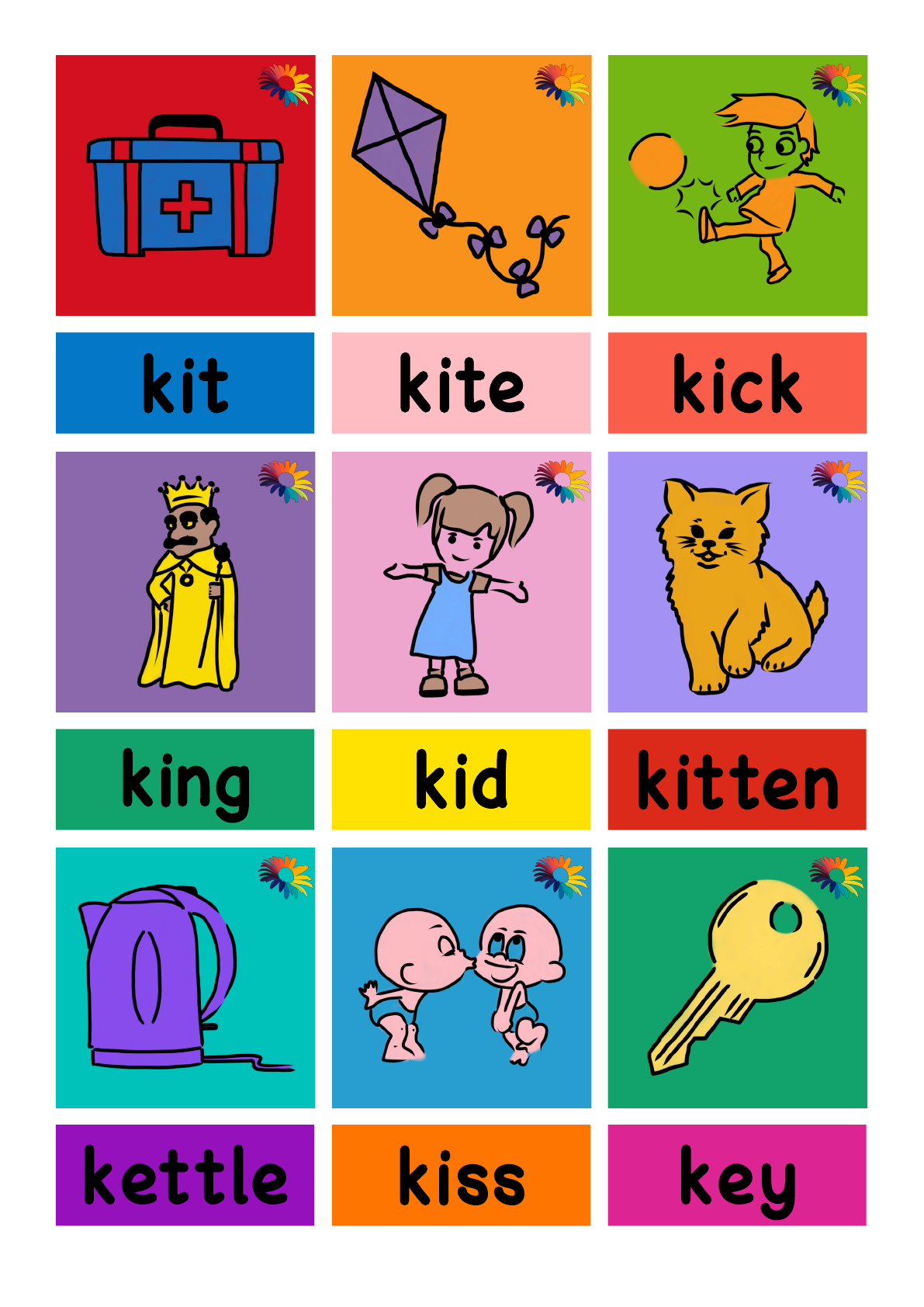 Alphabet Resources - letter 'K' — Dyslexic Logic